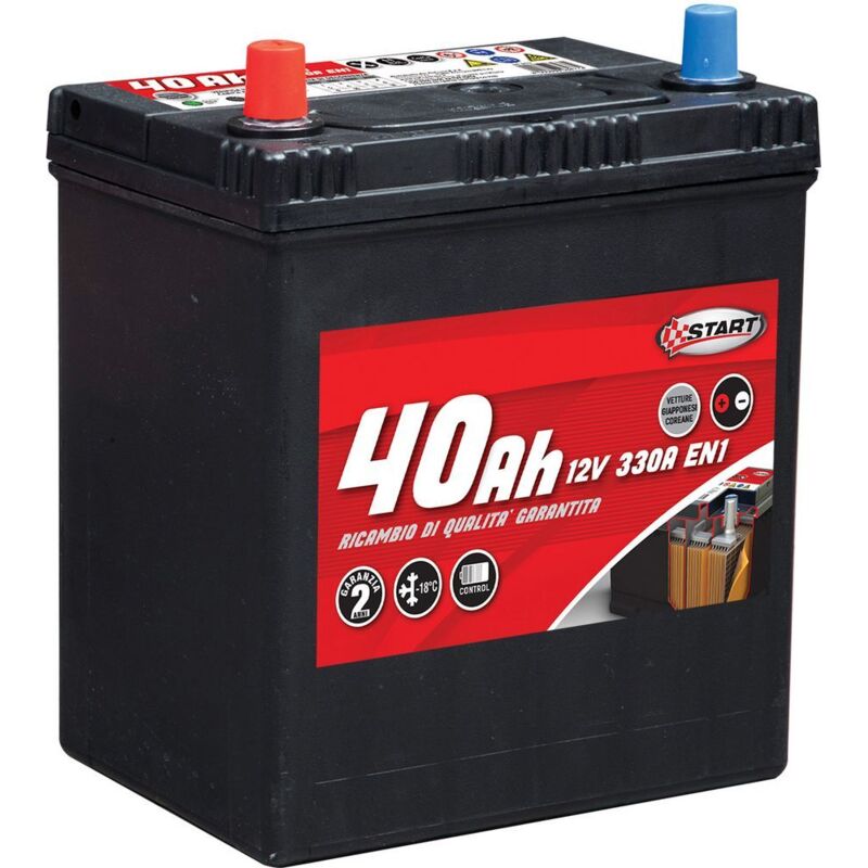 Batteria Auto 40AH per vetture giapponesi-coreane polo sinistro J37