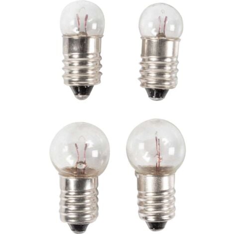 Set di quattro lampadine per fanali bici anteriori e posteriori