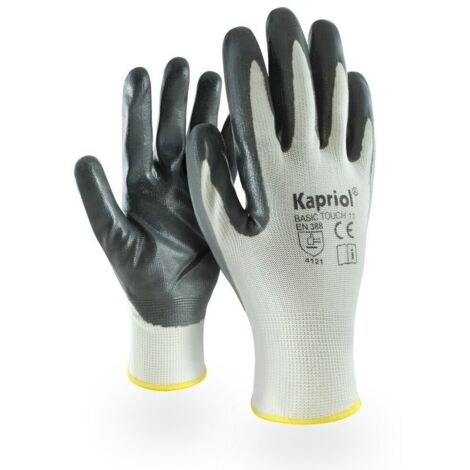 Kapriol Guanti da Lavoro Basic Touch Taglia 11 Nitrile Poliestere