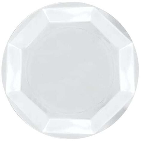 Piatto Piano Bianco Pz 25 Re-Usable Dopla