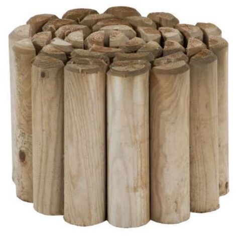 Pircher Bordura Arrotolata in Legno di Pino Naturale - 200x20 cm