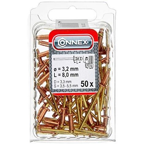 Rivetti Strutturali in Rame 3,2 x 8 mm S/S