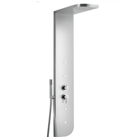 Colonna doccia 005b acciaio inox con 3 funzioni 4 bocchette idro ...
