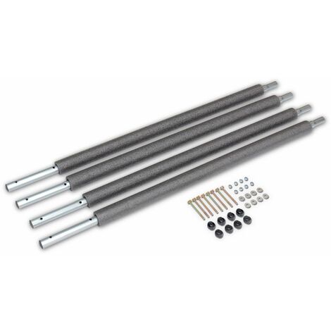 Set of 4 lower poles for trampoline safety net, 305-490cm, Set of 4 ...