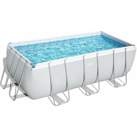 Rectangular tubular swimming pool with accessories, Vostok, 201x412x122 cm