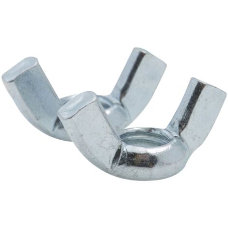 Tuerca de orejas zincada Viswood Ø6mm (lote de 4 tuercas)