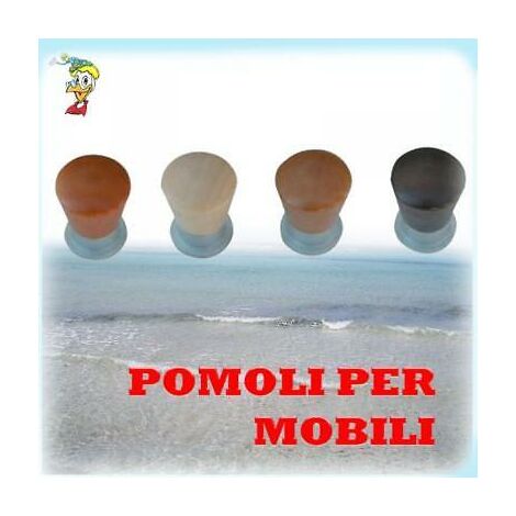 Pomoli per mobili legno ottone conico 745/a