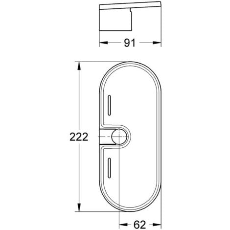 Grohe Tableta Tempesta GROHE EasyReach (27596000)