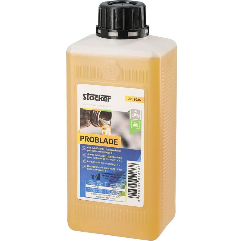 Stocker Problade 1 L Huile lubrifiante biodégradable pour chaîne de ...