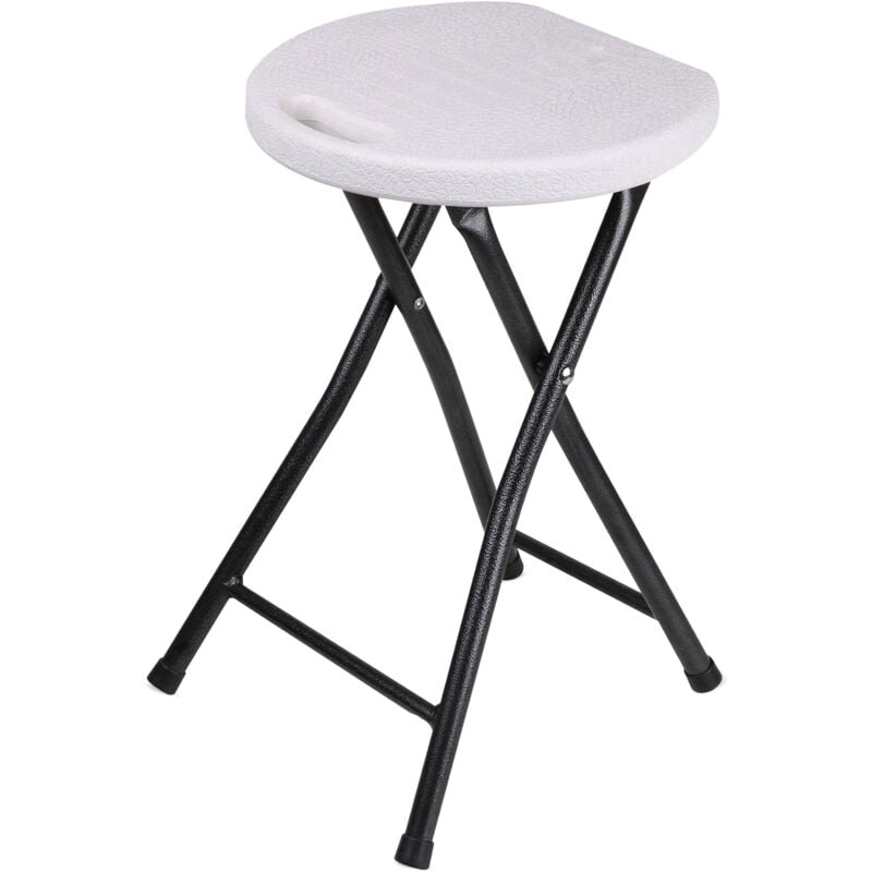 Sitzhocker klappbar mit Metall Gestell Belastbarkeit 100 kg - 45 x 30 ...