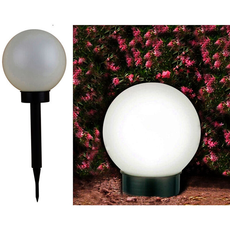 LED Solar Kugel - 25 cm - Garten Deko Leuchte mit Erdspieß
