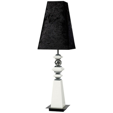 Inspired Clearance - (DH) Linea Table Lamp Rectangle E27 Black Shade ...