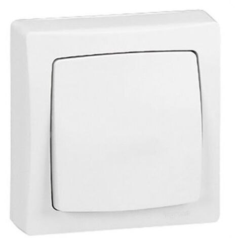 Interrupteur Bipolaire Saillie Legrand Oteo Blanc Complet - 086003
