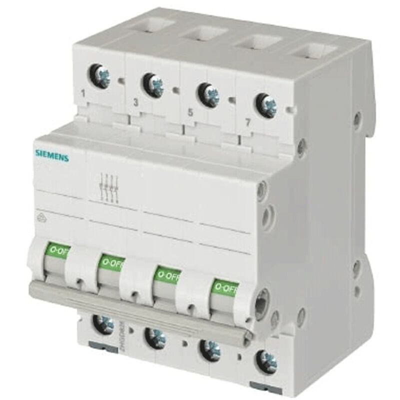 siemens interruttore differenziale puro 4 poli 40a | Siemens interruttore differenziale puro 4 ...