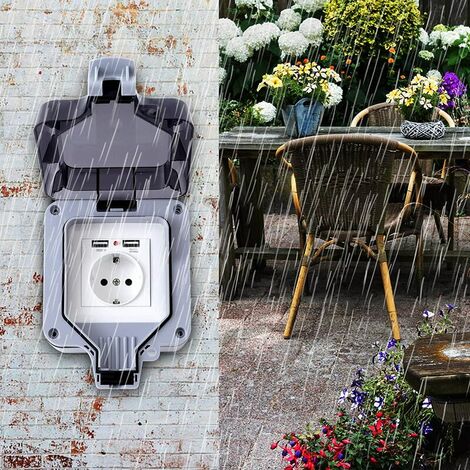 Outdoor switches and sockets