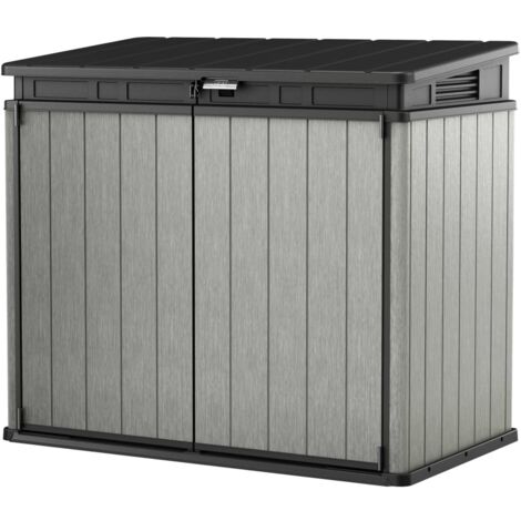 Keter Wheelie Bin Shed Elite Store Grey PP 237829