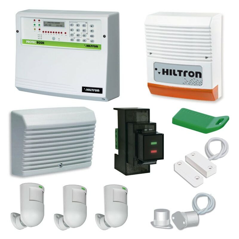 Kit Hiltron Centrale Protec 4 Combinatore Gsm Ed Accessori Kprotec4gsm ...