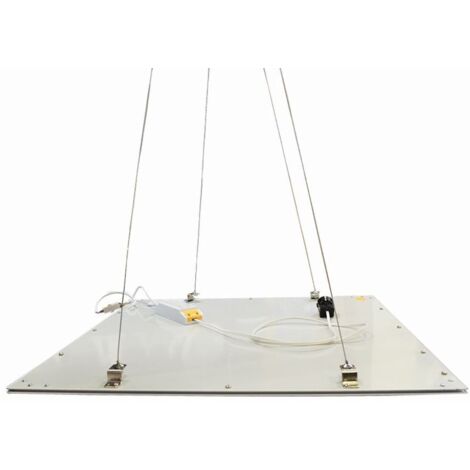Boitier-cadre, grille et fixation pour panneau LED