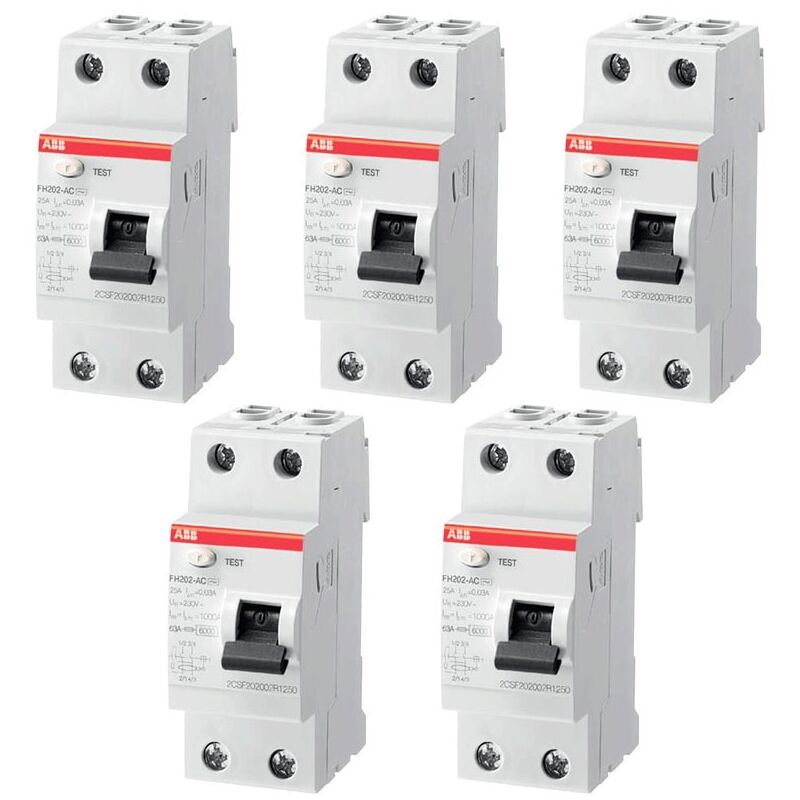 Differenziale Puro Schneider 2P 25A 30Ma Ac 2 Moduli A9r41225 | Schneider Electric | Kit | US