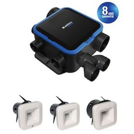 Kit Vmc Simple Flux Easyhome Hygro Compact Premium Moyenne Pression Mp ...