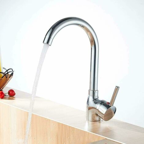 Single lever kitchen taps