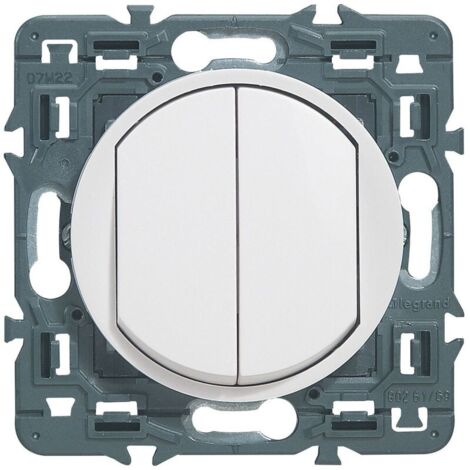 Legrand 91608 Plexo 55 Double two-way switch for rolling shutters 10A