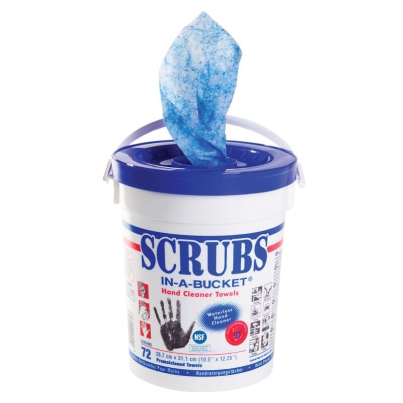 Lot de 72 lingettes nettoyantes pour les mains Scrubs C20533 ...