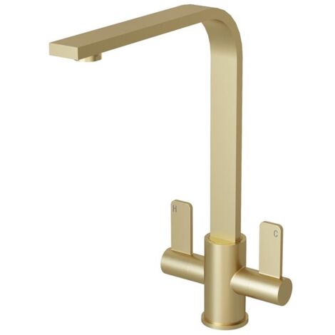 Dual lever kitchen taps