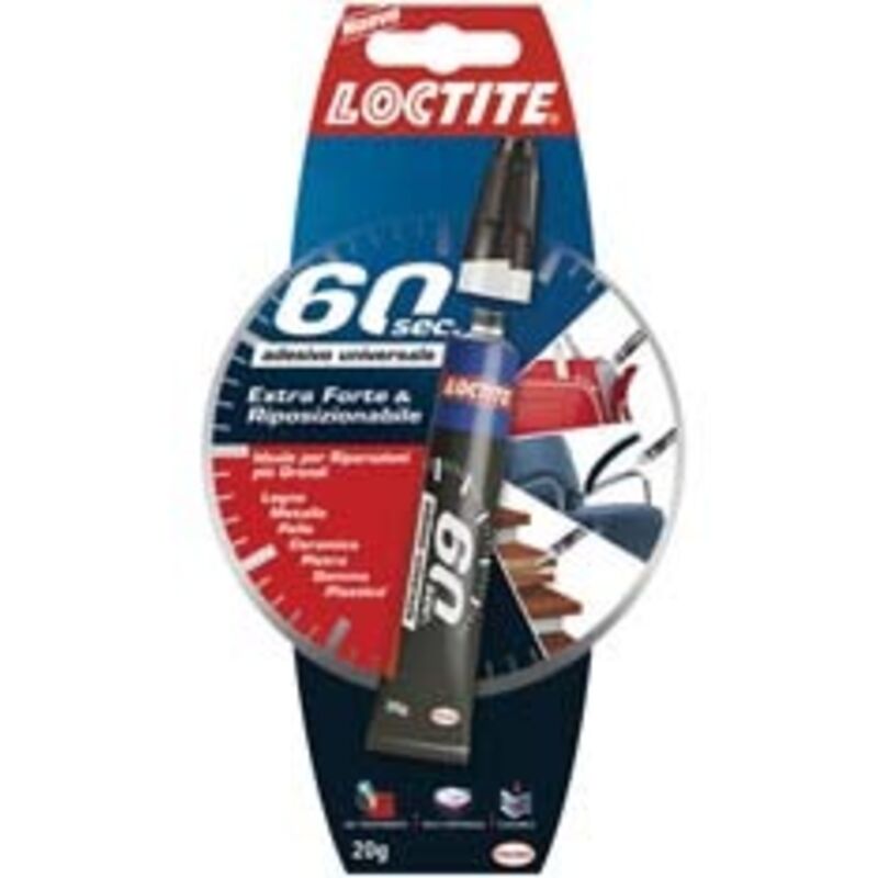Loctite Adesivo Universale Extra Forte Loctite 60 Secondi Confezione Da ...