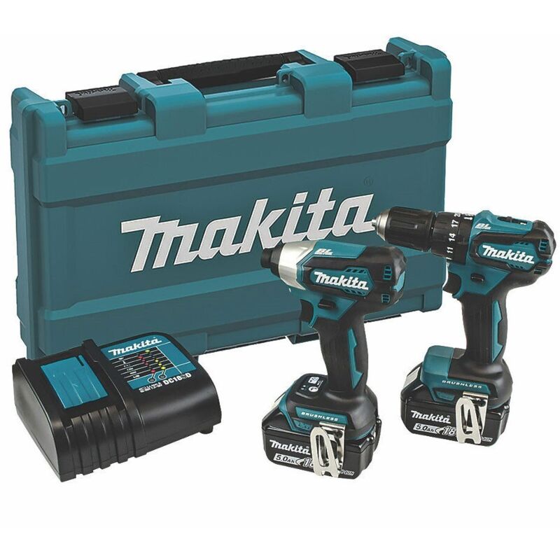 makita 18v dlx2455tj lithium brushless kit dhp486 | Makita 18v ...