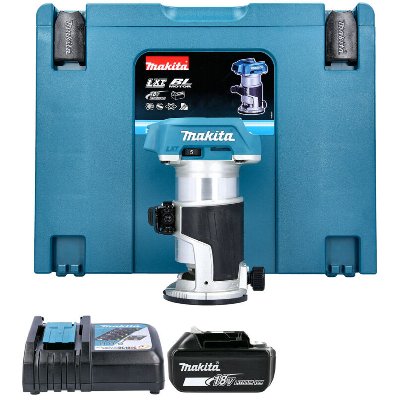 Drt50zj 18V Lxt Li-Ion Brushless Router / Trimmer With Makpac Case ...