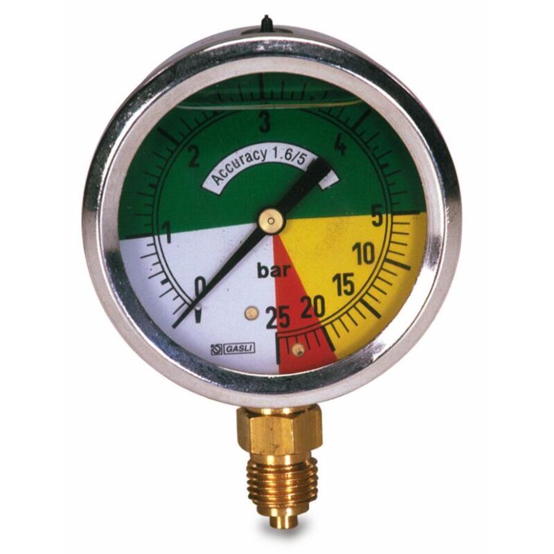 Kit Portamanometro Con Manometro Isometrico Per Scatole Di Comando 0-5/ ...