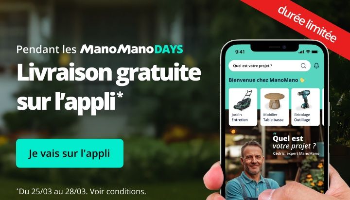 ManoMano : Achat en ligne bricolage, rénovation et jardinage