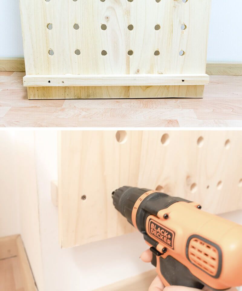 DIY pegboard