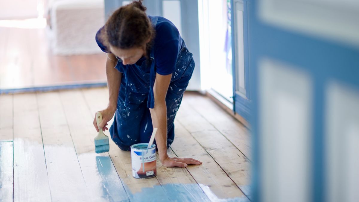 How to paint a floor