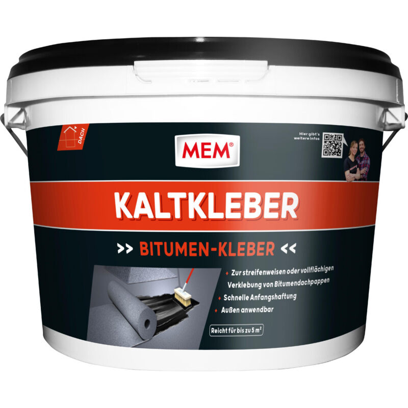 MEM Bitumen Kaltkleber 3 kg Dachabdichtung - 30822637