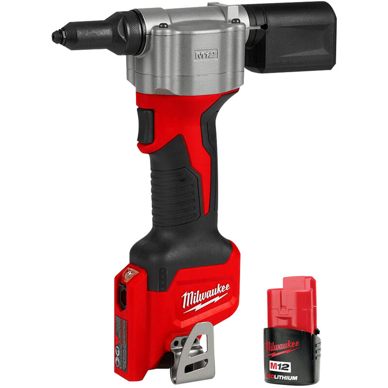 milwaukee m12bprt 0 12v m12 li ion pop rivet gun b | Milwaukee m12bprt ...