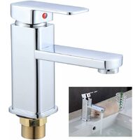 Monobloc basin taps