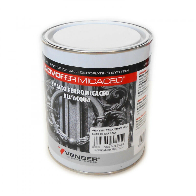 Novofer 2,5Lt Smalto Ferro Micaceo Acrilico All'acqua Per Interni Ed ...