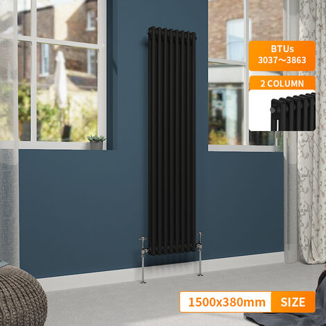 Biubiubath Traditional Cast Iron Style Radiator Vertical 3 Column ...
