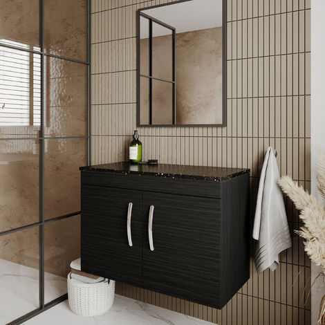 Vanity units with double basins