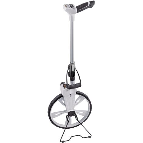 Roue de mesure, compteur kilométrique et odomètre.