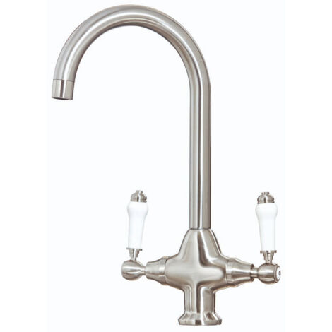 Dual lever kitchen taps