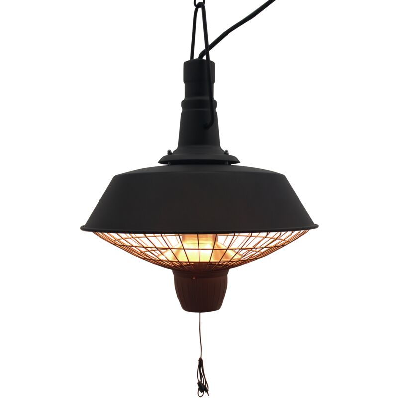 Outsunny 2100W Outdoor Ceiling Mounted Halogen Electric Heater Patio ...