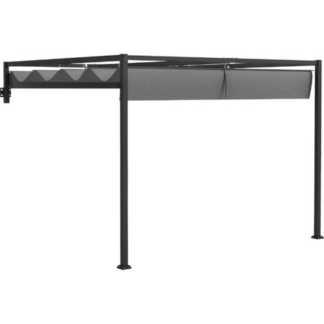 Seville Gazebo Outdoor Garden BBQ Shelter, Party tent with Retractable ...
