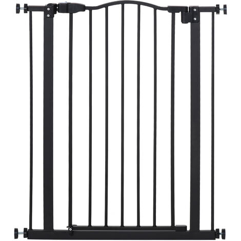PawHut Adjustable Safety Gate w/ Four Adjustable Screws 74-87cm
