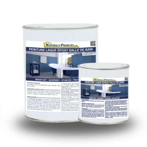 Peinture Laque Epoxy Salle de Bain Blanc Ultra brillant - 5 Kg Blanc ...