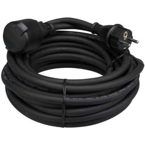 Rallonge électrique 20m IP44 Noir