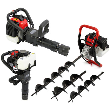 Petrol post-hole augers