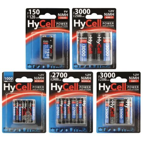 Piles rechargeables nimh